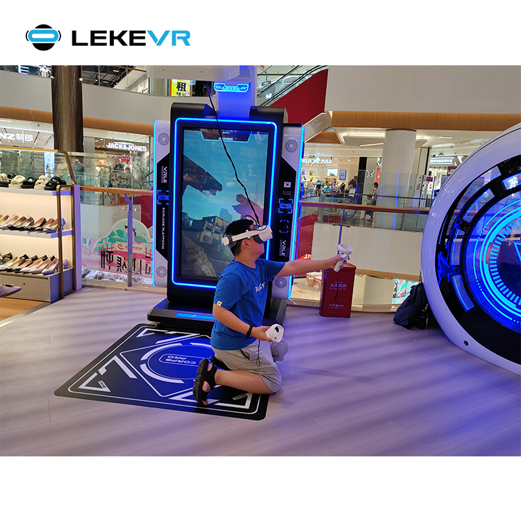 LEKE VR Entertainment Park Self-Service 9d Shooting Platform Arena Arcade Gaming Machine - LEKE ...